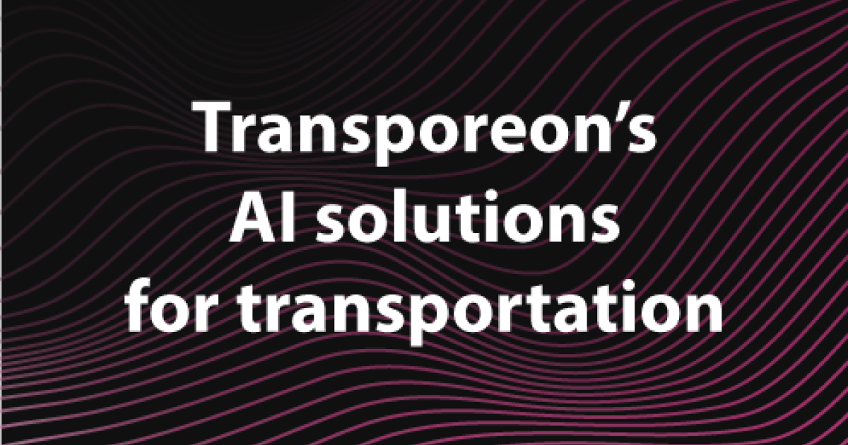 AI Solutions for Transportation | Transporeon