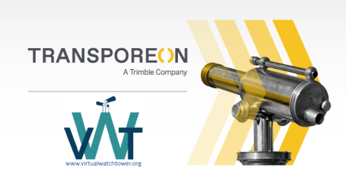 Transporeon Joins the Virtual Watch Tower Network | Transporeon